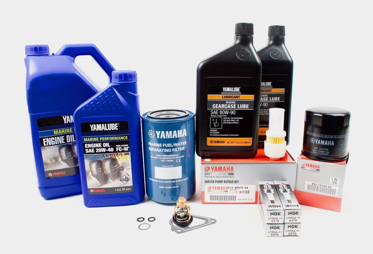 Yamaha 300 Hour Service Maintenance Kit W Yamalube 20W-40 F150 2004 ...