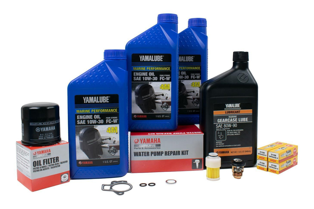 Yamaha 300 Hour Service Maintenance Kit - Yamalube 10W-30 - T60TLR - 2 ...