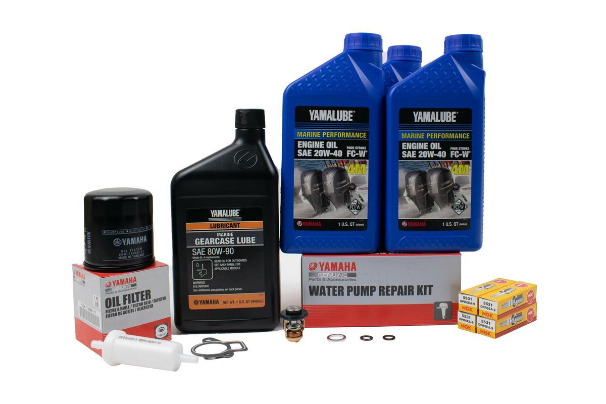 Yamaha 300 Hour Service Maintenance Kit - Yamalube 20W-40 - F30 - 2001 ...