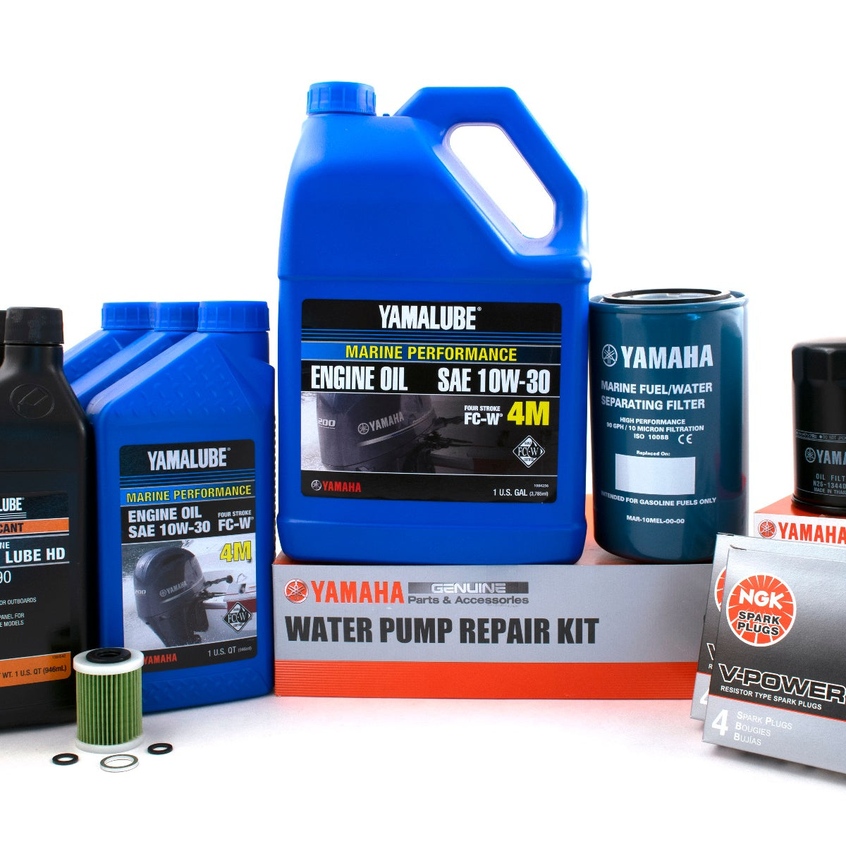 Yamaha 100 Hour Service Maintenance Kit W Cooling Yamalube 10W-30 F350 ...