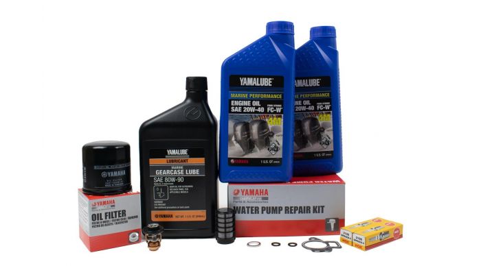 Yamaha 300 Hour Service Maintenance Kit - Yamalube 20W-40 - F25A and F ...