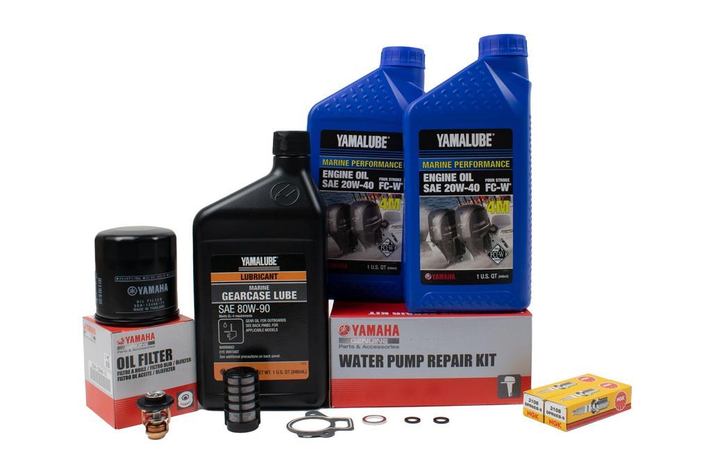 Yamaha 300 Hour Service Maintenance Kit - Yamalube 20W-40 - F25 - 2005 ...