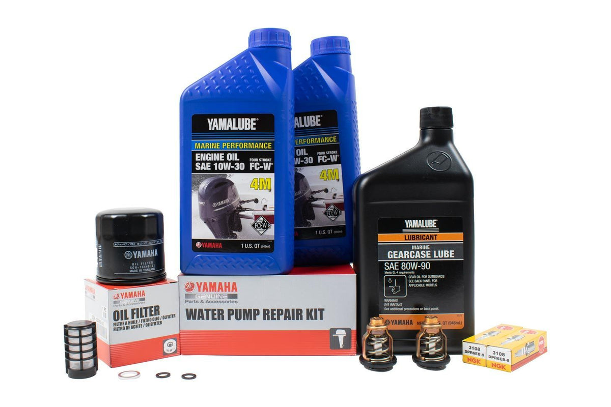 Yamaha 300 Hour Service Maintenance Kit - Yamalube 10W-30 - T25C - 201 ...