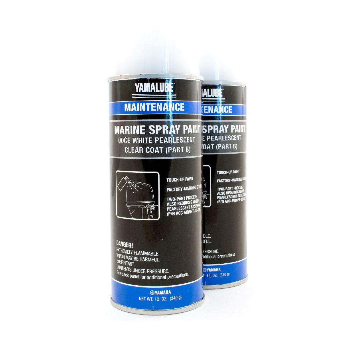 Yamaha ACC-MRNPT-0C-EB - Marine Outboard Engine Cowling Spray Paint EA ...