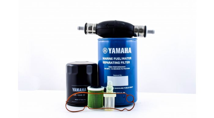 Yamaha Oil Fuel VST Filter Kit w/ Primer Bulb - F225, F250, F300 - 4.2 ...