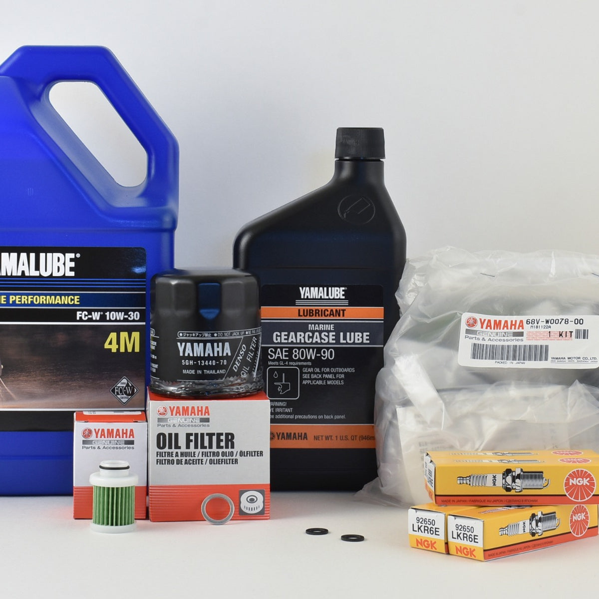 Yamaha 100 Hour Service Maintenance Kit W Cooling Yamalube 10W-30 F115 ...