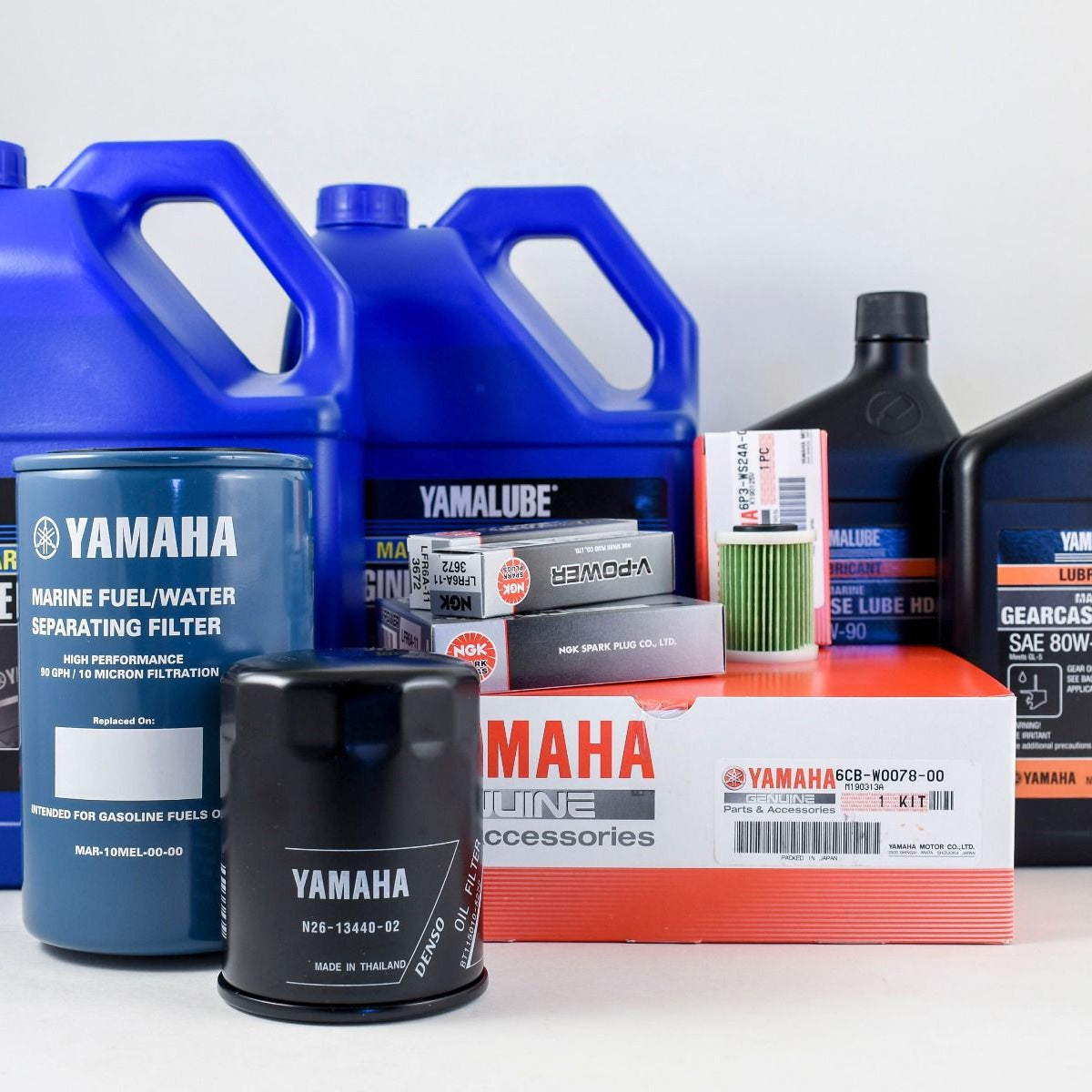 Yamaha 100 Hour Service Maintenance Kit W Cooling Yamalube 10W-30 VF200 ...