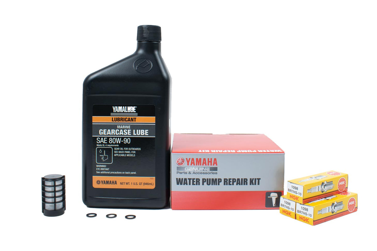 Yamaha 100 Hour Service Maintenance Kit w/ Cooling - 25 3-Cylinder 2-S ...