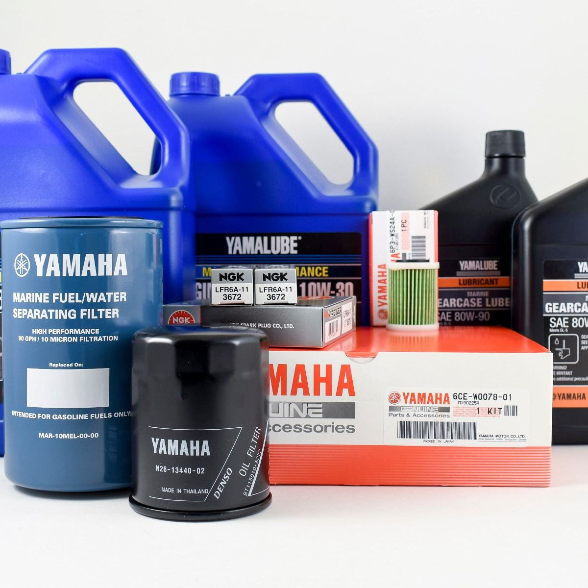 Yamaha 100 Hour Service Maintenance Kit W Cooling Yamalube 10W-30 VF200 ...